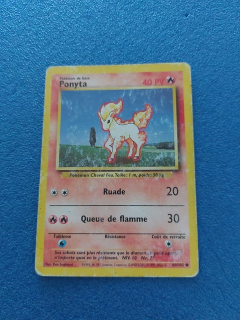 CARTE CARD POKÉMON pokemon Ponyta 60 102 EUR 4,99 - PicClick FR