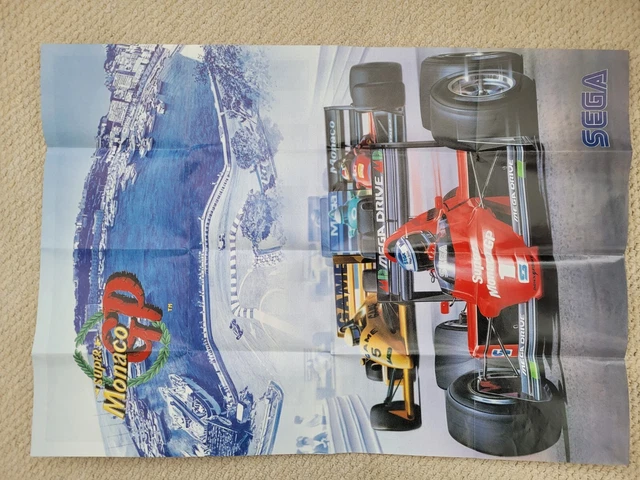 SEGA MEGA DRIVE Super Monaco Gp Poster - Original - Retro - Master ...