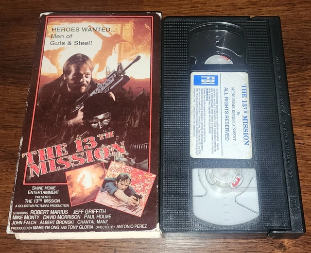 THE 13TH MISSION VHS Exploding Hut 'Nam Action Shine Home Video RARE ...