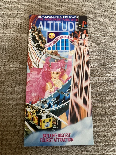 BLACKPOOL PLEASURE BEACH Map Brochure Leaflet 1997 £44.99 - PicClick UK