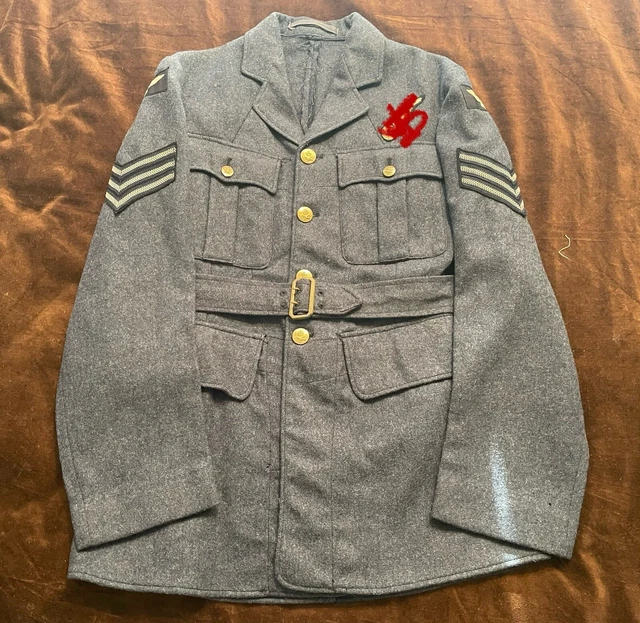 WW2 1945 RAF Aircrew Service Dress Jacket Sergeant Other Airman Bomber ...