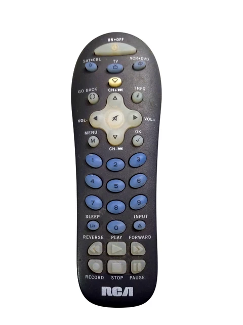 RCA MODEL RCR311W TV/VCR/DVD Universal Remote Control - Tested And ...
