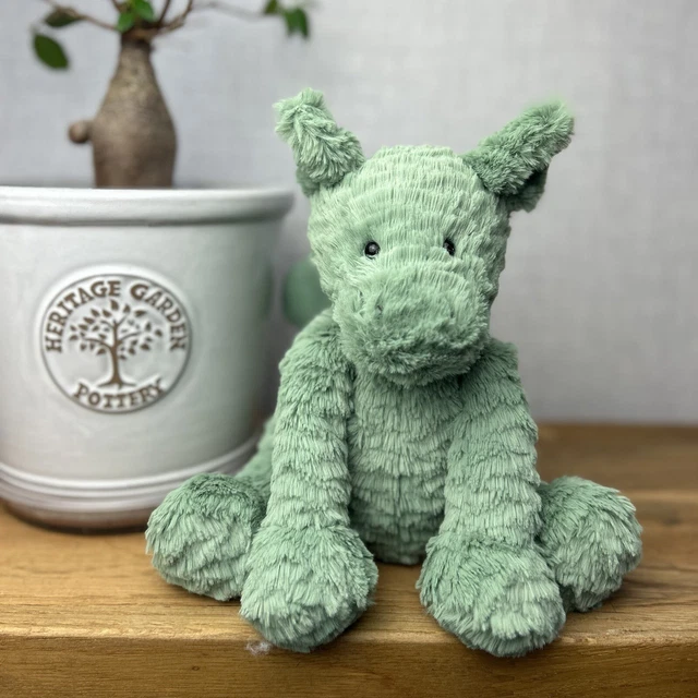 Jellycat Fuddlewuddle Dragon Dragon Jellycat Medium Green Beanie