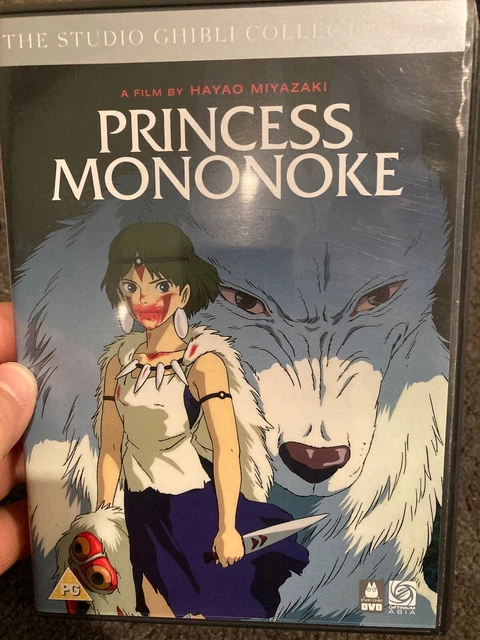 PRINCESS MONONOKE REGION 2 DVD (1997 Studio Ghibli Hayao Miyazake anime ...