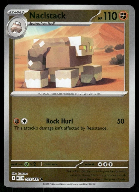 NACLSTACK COMMON ME01: Mega Evolution 083/132 NM Reverse £1.21 ...