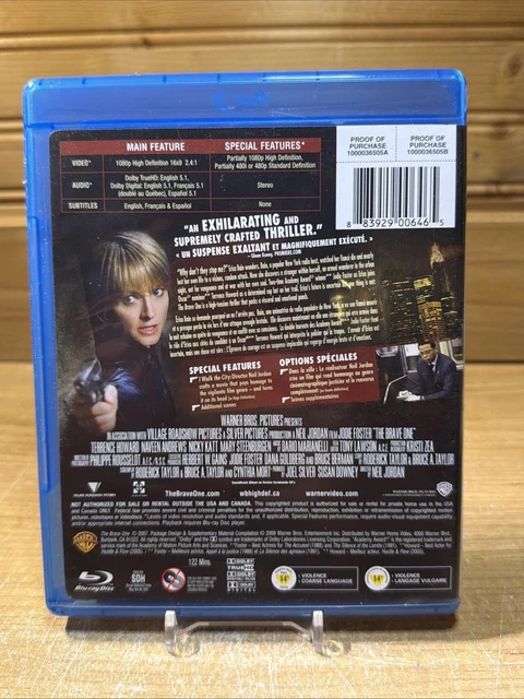 THE BRAVE ONE (Blu-ray Disc, 2007, Canadian) $7.99 - PicClick CA