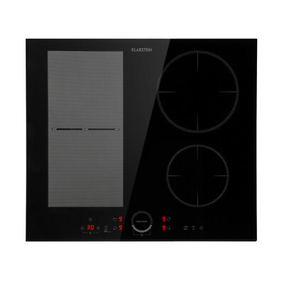 RECESSED COOKTOP INDUCTION Plate Stove Hotplate Glass Ceramic 7000W 4 ...