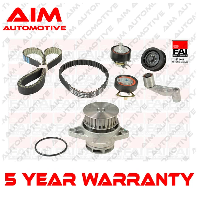 TIMING CAM BELT Kit + Water Pump Aim Fits VW Golf Bora Seat Leon 1.6 ...