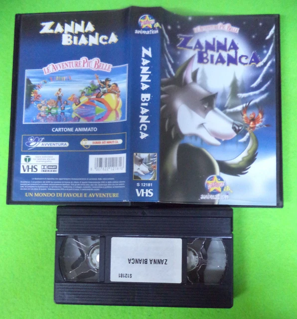 VHS FILM ZANNA BIANCA animazione LE AVVENTURE PIU' BELLE STARDUST (F203 ...