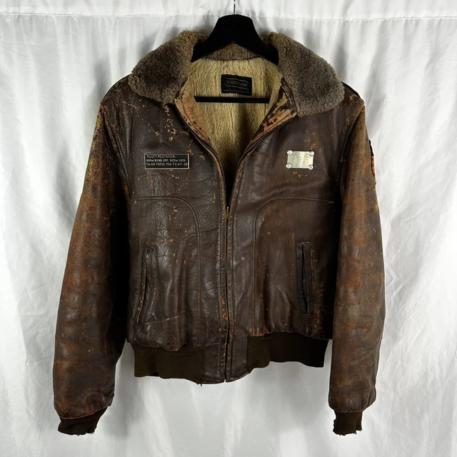 ORG WWII PAINTED WAAF Flight Jacket Named Famous Nose Art Painter ...