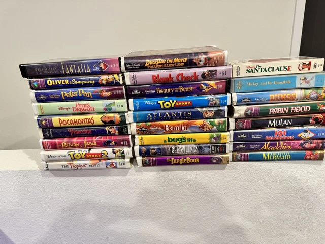 DISNEY VHS LOT 26 Total $69.95 - PicClick CA