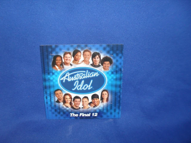 AUSTRALIAN IDOL THE Final 12 - Australian Cd Nm $7.50 - PicClick AU