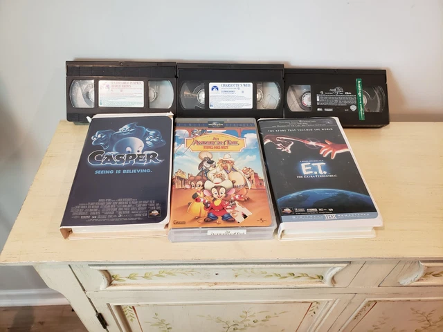 6 WARNER BROS Universal Studios Movies VHS VCR Tapes 3 with No Cases ...