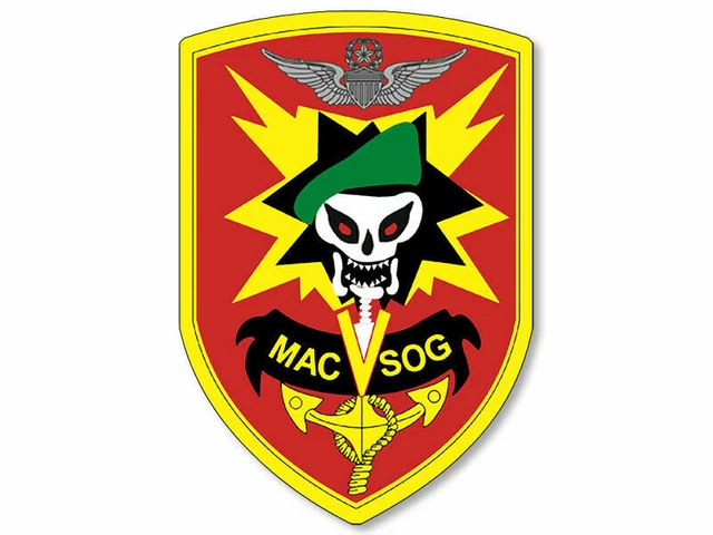 4& ARMY MLITARY Assistance Command Mac V Sog Green Beret Military ...