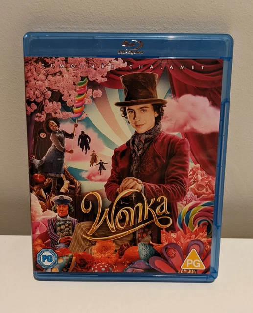 WONKA [PG] BLU-RAY - Timothee Chalamet, Hugh Grant, Olivia Colman £6.96 - PicClick UK