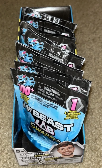 FULL BOX OF 8 Mr Beast Lab Swarms Single Blind Bag Micro Beast NEW with ...