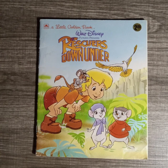 WALT DISNEY THE Rescuers Down Under Vintage 1990 Trade Paperback Book ...