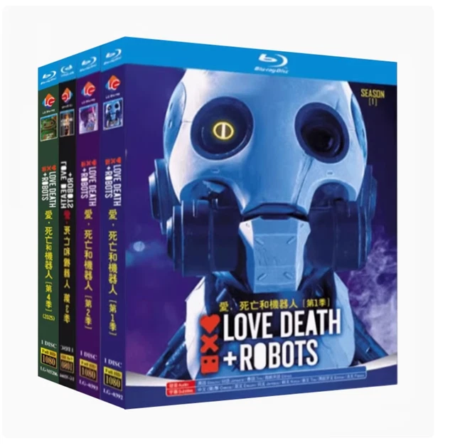 LOVE, DEATH & Robots Season 1234 BD 4-Disc All Region New Box Set $61. ...