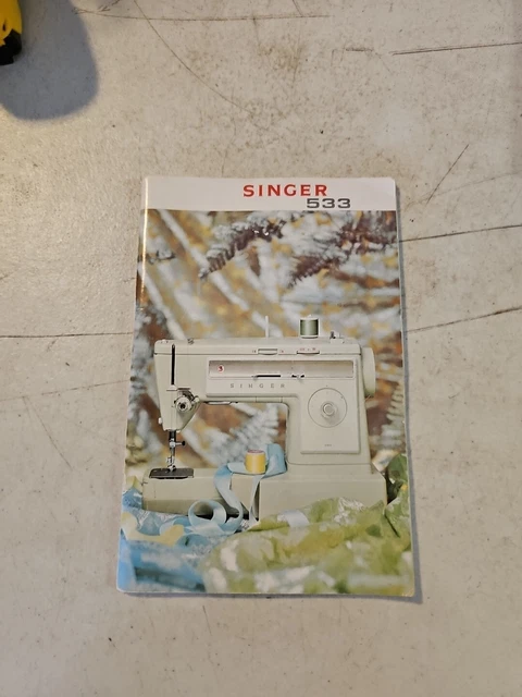SINGER MODELLO 533 Manuale di istruzioni 1976 Macchina da cucire ...