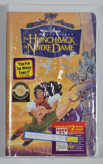 HUNCHBACK OF NOTRE Dame - Disney Masterpiece VHS - animation - new ...