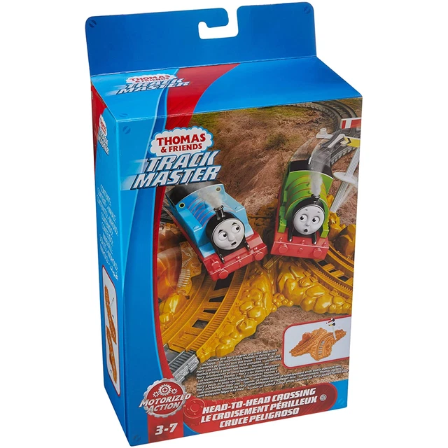 THOMAS AND FRIENDS Trackmaster Head To Head Crossing Track Pack (Box ...