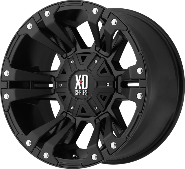 ONE 17X9 XD XD822 Monster II 5x5.5/5x139.7/5x150 -12 Matte Black Wheel ...