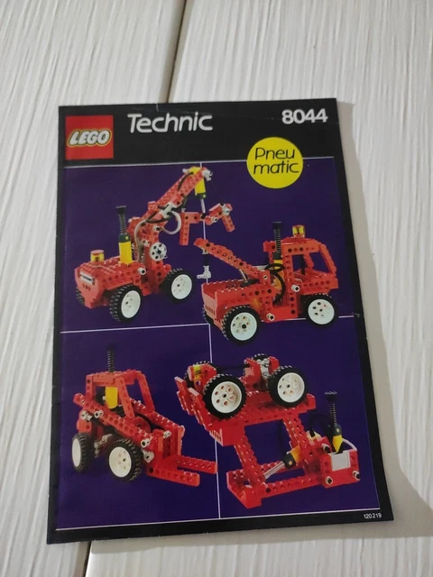 LEGO 8044 BUILDING Instructions Technic ONLY INSTRUCTION, Instructions ...
