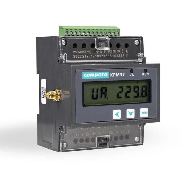 3 PHASE ENERGY Meter Solar Energy Meters KWH Meter Power Data Logger £ ...