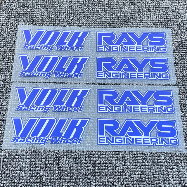 NEW JDM VOLK Racing TE37 Wheel Japan Rays Engineering Decals sticker ...