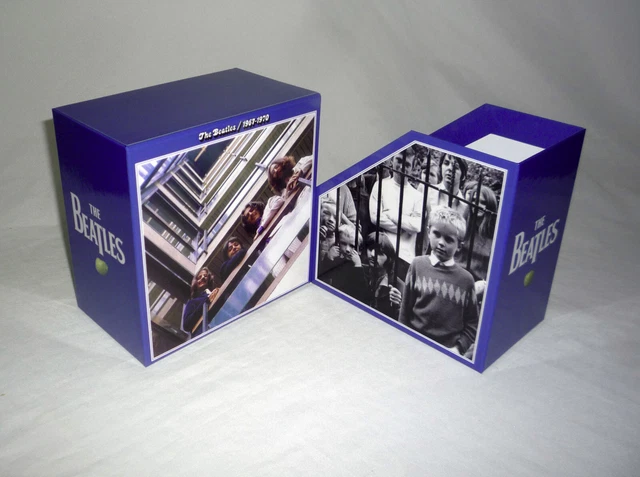 THE BEATLES-BLUE BOX 1967-1970 empty promo box for Japan mini lp ...