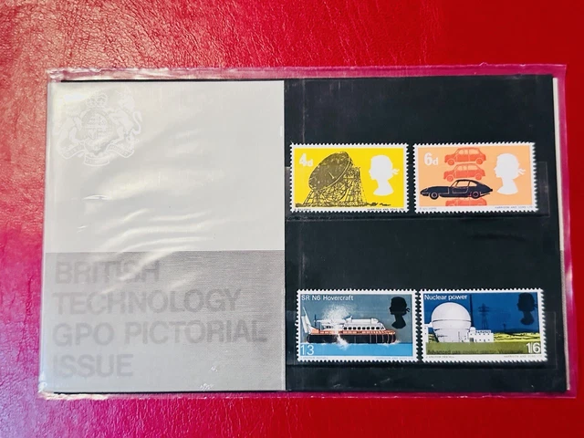 BRITISH TECHNOLOGY GPO Pictorial Issue Presentation Pack Stamps 1966 ...