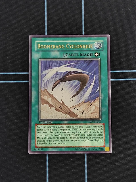 YU-GI-OH! BOOMERANG CYCLONIQUE SOI-FR042 1ère Édition Ultra Rare FR EUR ...