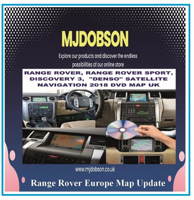 RANGE ROVER SPORT Sat Nav Map Updates - Navigation Dvd Uk Disc £15.00 ...