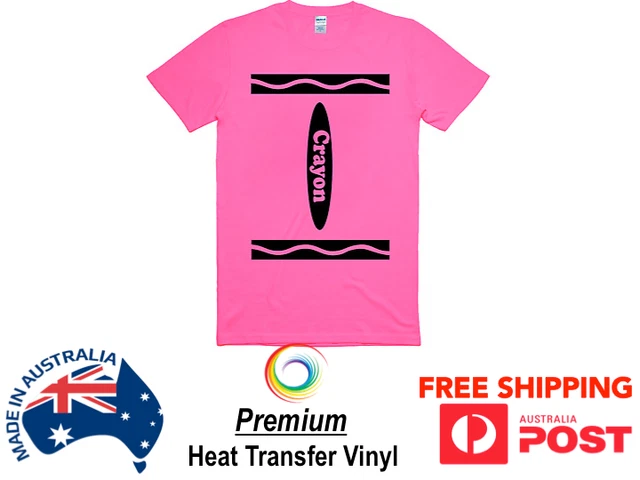 CRAYON IRON ON Transfer Logo - Book Week Costume Party Crayons Large ...