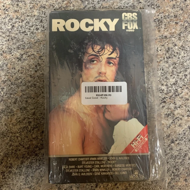 ROCKY VHS TAPE CBS/Fox Video Sylvester Stallone 1976 $13.89 - PicClick CA