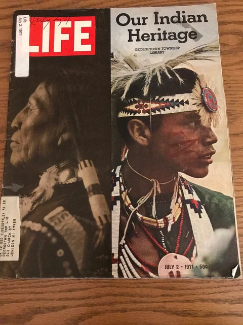 LIFE MAGAZINE JULY 2, 1971 Indian Heritage Native American, Everest ...
