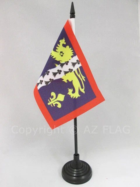 DRAPEAU DE TABLE MAYENNE 15x10cm - PETIT DRAPEAUX DE BUREAU DÉPARTEMENT ...