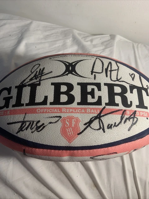 BALLON DE RUGBY Gilbert- Signatures De L’équipe Stade Français (21 ...