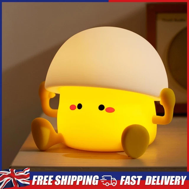 SILICONE PAT NIGHT Light Cartoon Sleeping Light USB Rechargeable for ...