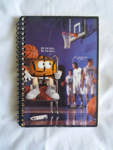 VINTAGE 1999 M&M'S Mead SPIRAL NOTEBOOK 7" x 5" $12.99 - PicClick CA