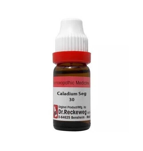 DILUTION HOMÉOPATHIQUE DE caladium seguinum Dr.Reckeweg Allemagne 11 ml ...
