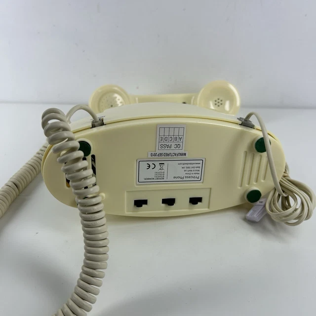WILD & WOLF Classic Princess Telephone Cream Retro 1950s Style Push ...