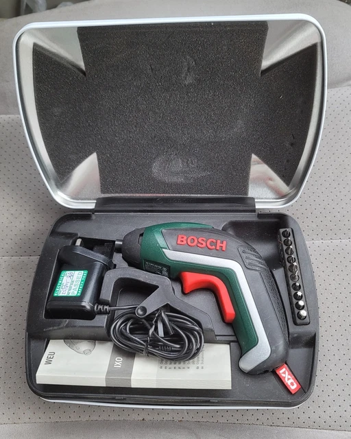 BOSCH IXO 3.6V Lithium-Ion Cordless Compact Screwdriver New Style £32. ...