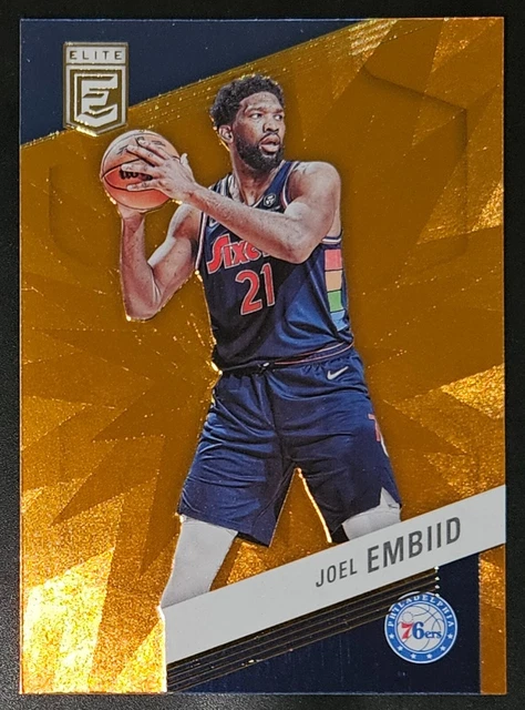 JOEL EMBIID 2022-23 Donruss Elite ORANGE PARALLEL Insert Card (no.13 ... JOEL EMBIID 2022-23 Donruss Elite ORANGE PARALLEL Insert Card (no.13 ...