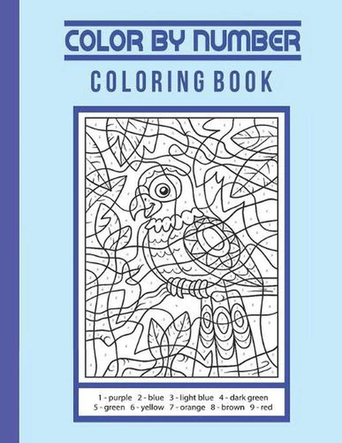 COLOR BY NUMBER Coloring Book: Activity Coloring Book for Adults ...
