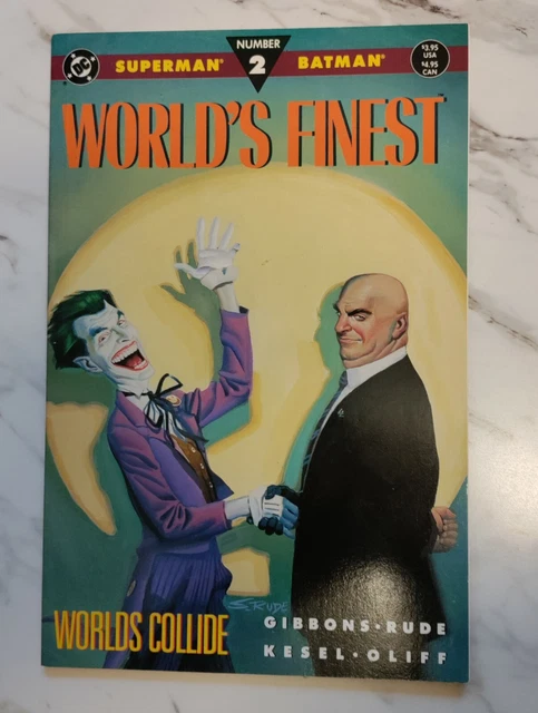 SUPERMAN BATMAN WORLD'S Finest 2 DC Comics Book 1990 (Worlds Collide) VF+/NM- EUR 3,46 - PicClick FR