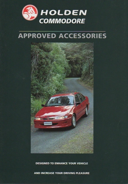 HOLDEN COMMODORE VR Accessories Brochure HSV suspension New Zealand EUR ...