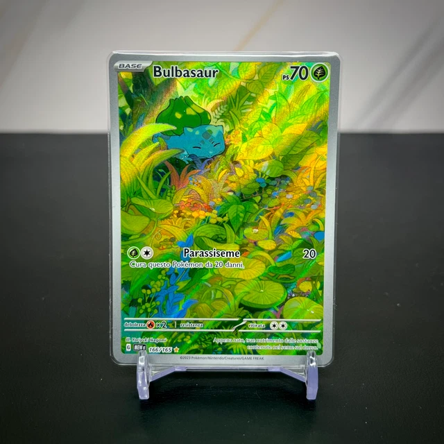 POKEMON 151 ITALIAN; Bulbasaur Alternative Art 166/165; Mew IT EUR 36 ...