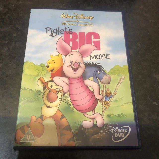 PIGLET'S BIG MOVIE DVD Walt Disney Winnie the Pooh Family Feature Film ...