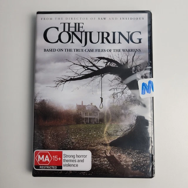 THE CONJURING DVD Vera Farmiga Patrick Wilson Rated MA15+ Region 4 ...